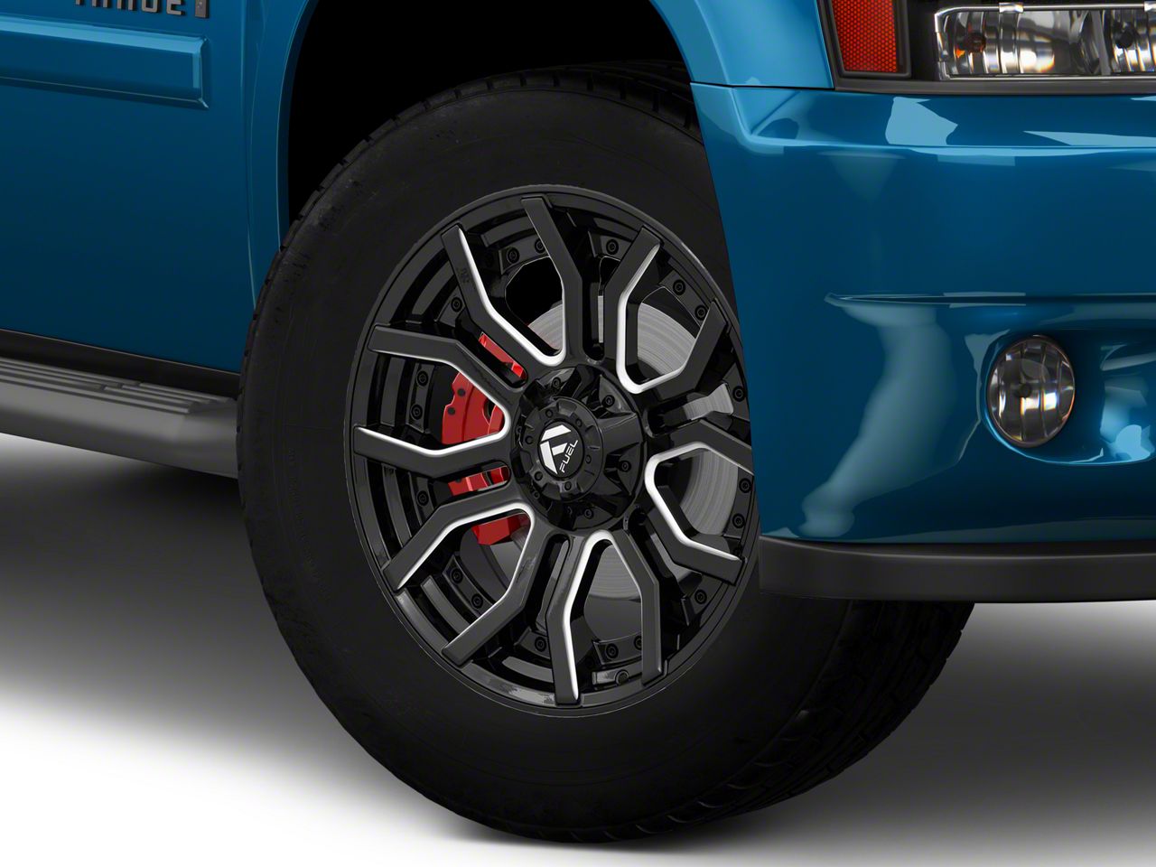 Fuel Wheels Yukon Rage Gloss Black Milled 6-Lug Wheel; 20x10; -18mm ...