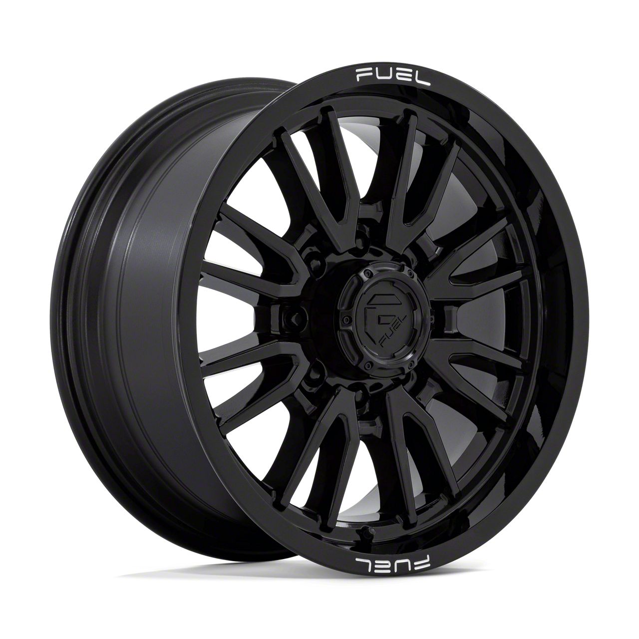 Fuel Wheels F-250 Super Duty Clash Gloss Black 8-Lug Wheel; 20x9; 20mm ...