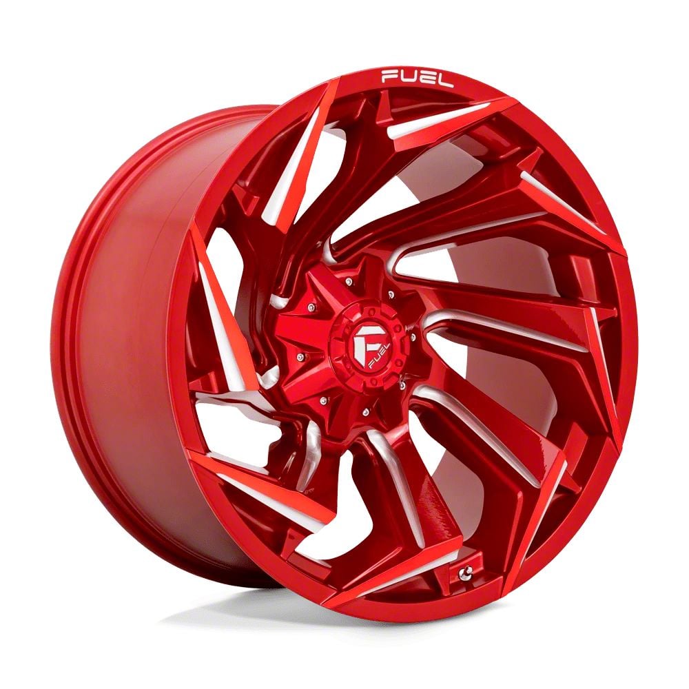 Fuel Wheels F-350 Super Duty Reaction Candy Red Milled 8-Lug Wheel ...