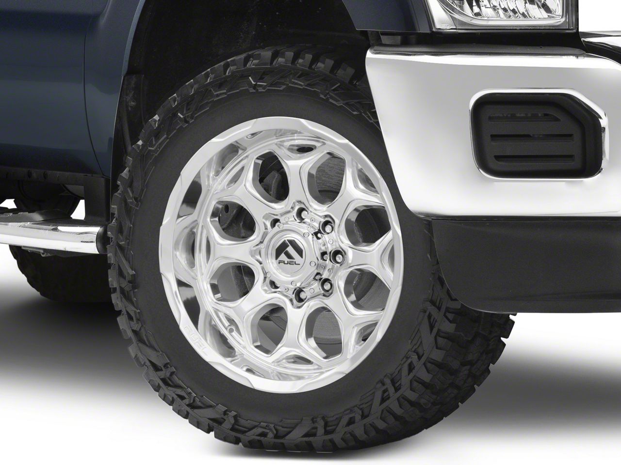 Fuel Wheels F-350 Super Duty Scepter Polished Milled 8-Lug Wheel; 20x9 ...