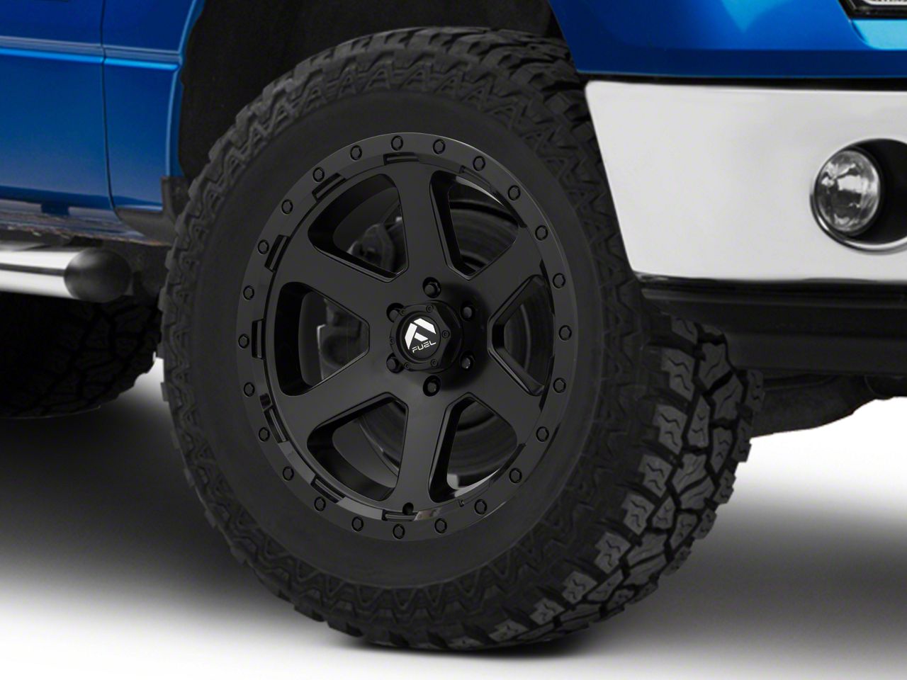 Fuel Wheels F-150 Ripper Matte Black 6-Lug Wheel - 20x9 +20mm Offset ...