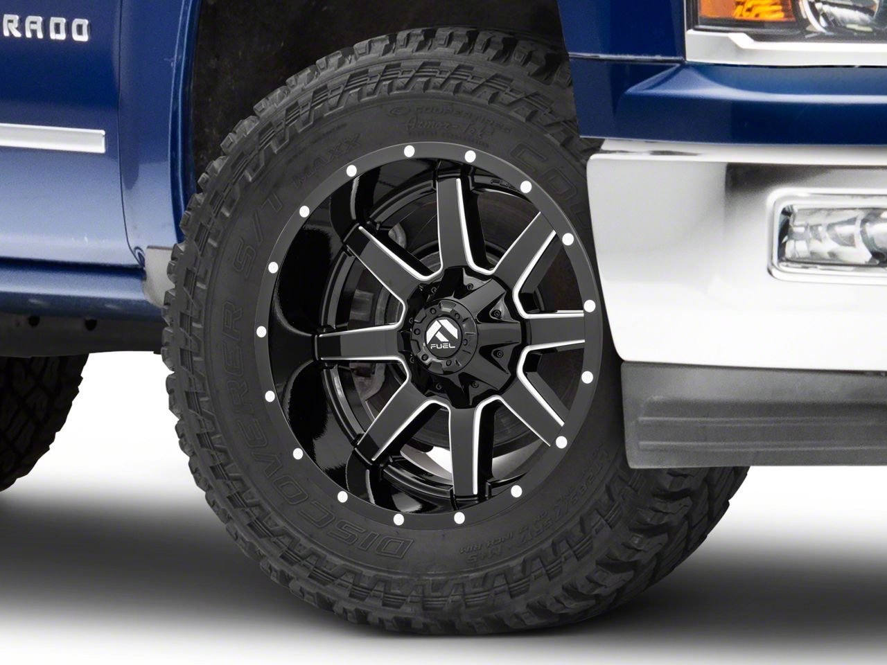 Fuel Wheels Silverado 1500 Maverick Gloss Black Milled 6-Lug Wheel ...