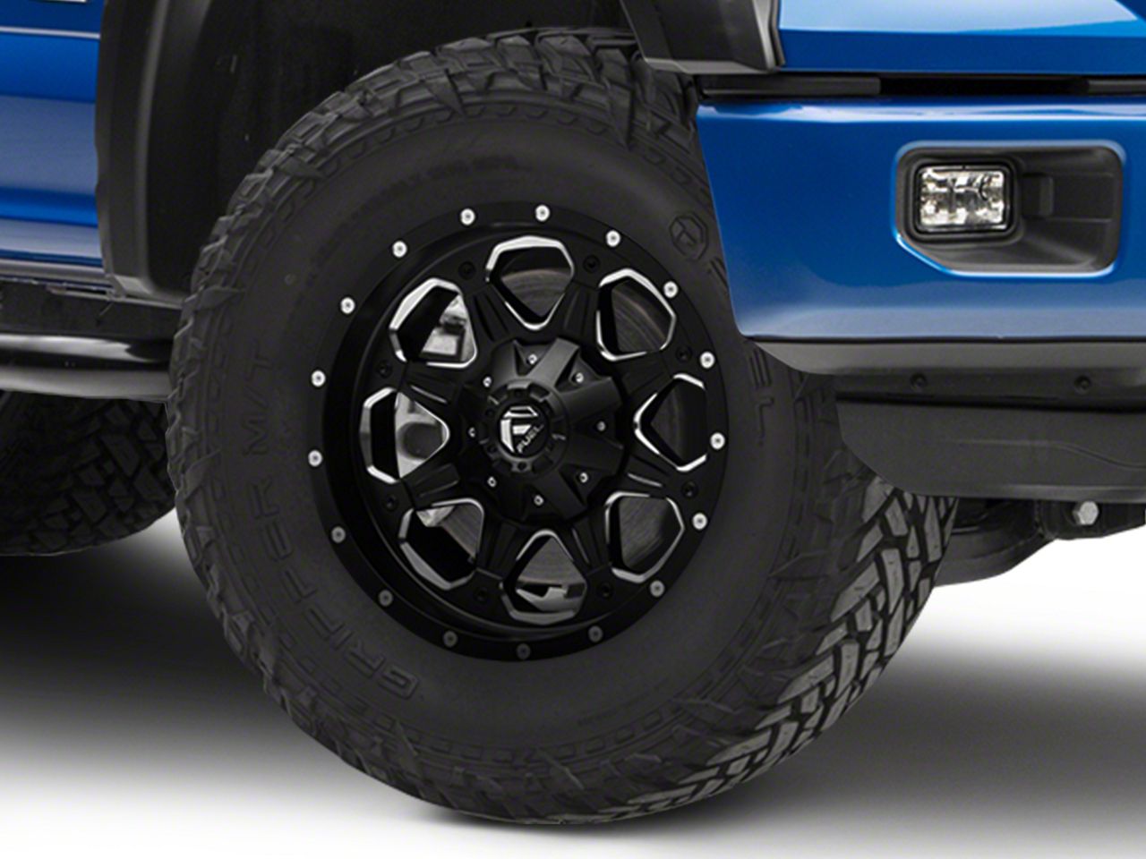 Fuel Wheels F-150 Boost Matte Black Milled 6-Lug Wheel - 18x9; 1mm ...