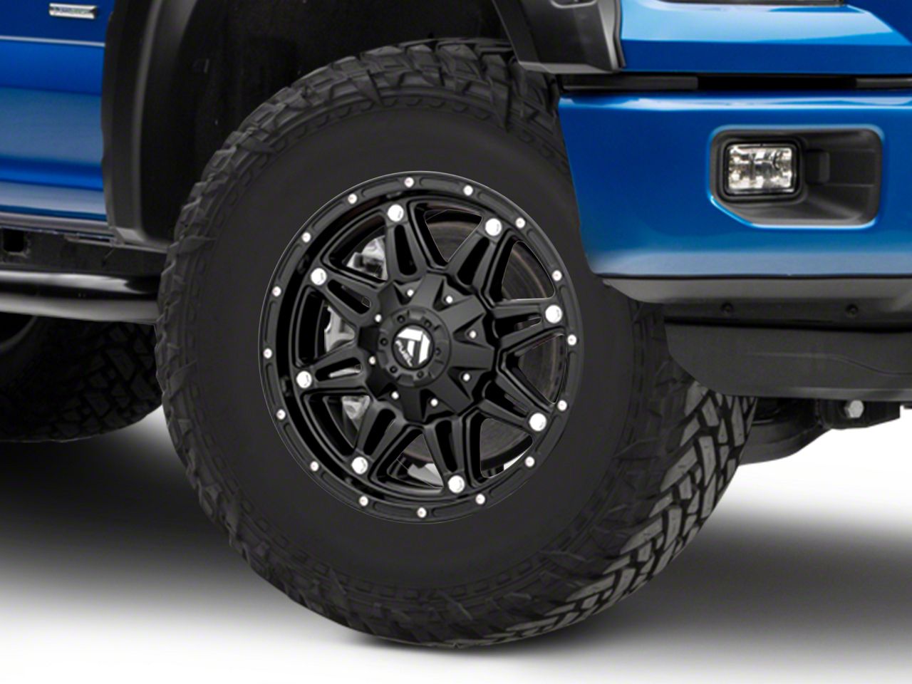 Fuel Wheels F-150 Hostage Matte Black 6-Lug Wheel - 17x9; 1mm Offset ...