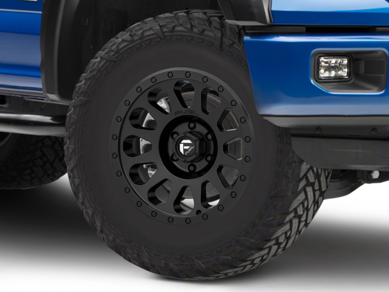 Fuel Wheels F-150 Vector Matte Black 6-Lug Wheel - 18x9; 1mm Offset ...