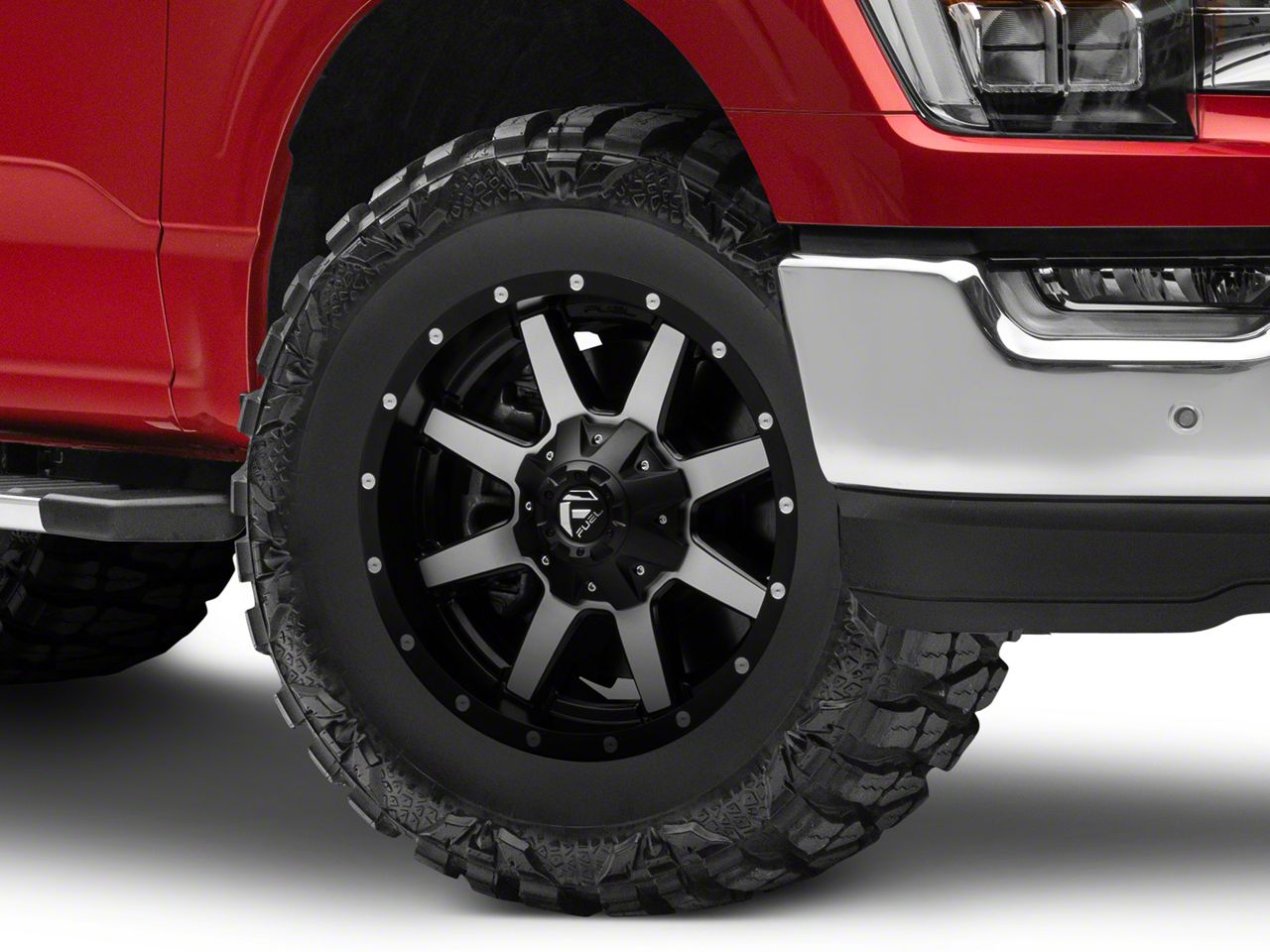 Fuel Wheels F-150 Maverick Matte Black Machined 6-Lug Wheel; 18x9; 20mm ...