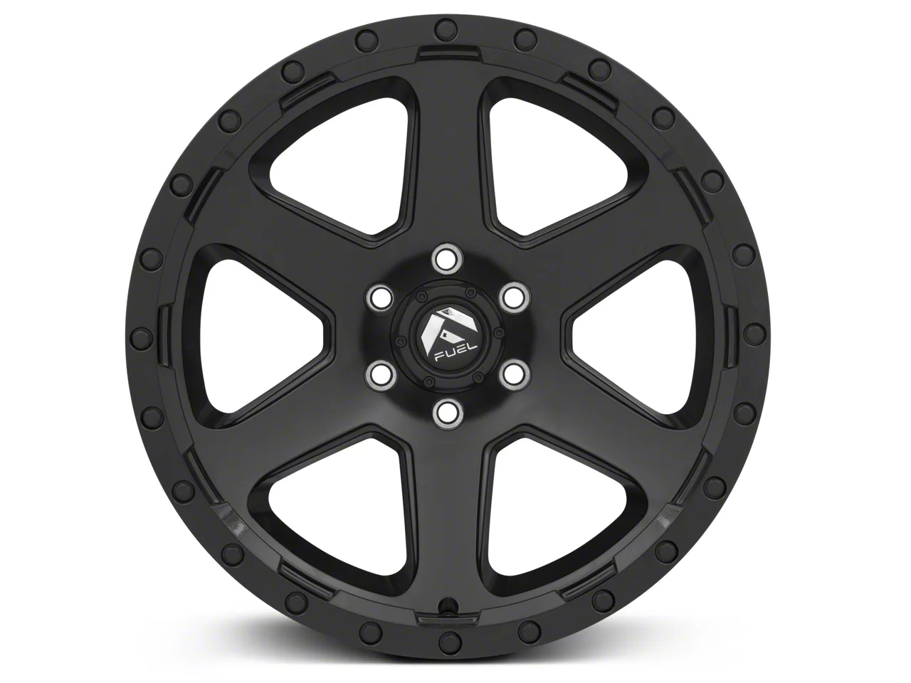 Fuel Wheels F-150 Ripper Matte Black 6-Lug Wheel; 20x9; 20mm Offset ...