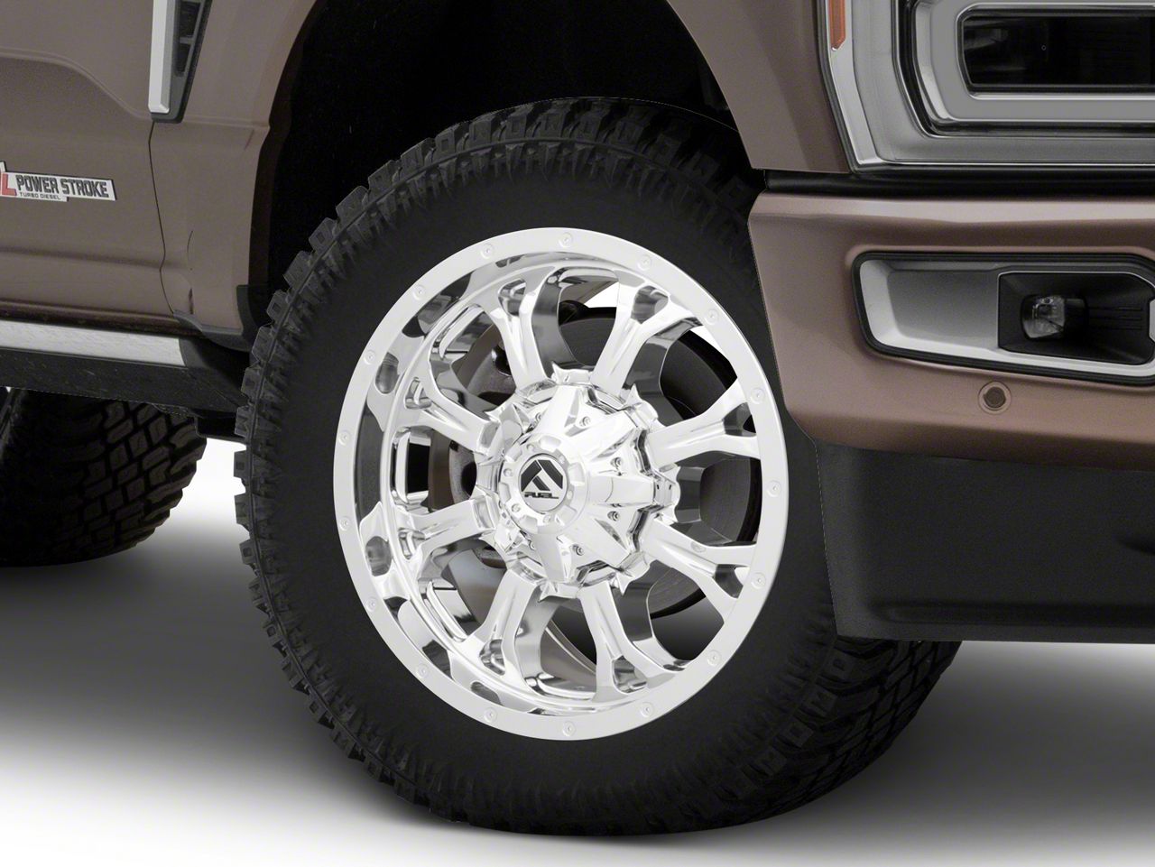 Fuel Wheels F-250 Super Duty Krank Chrome 8-Lug Wheel; 20x9; 1mm Offset ...