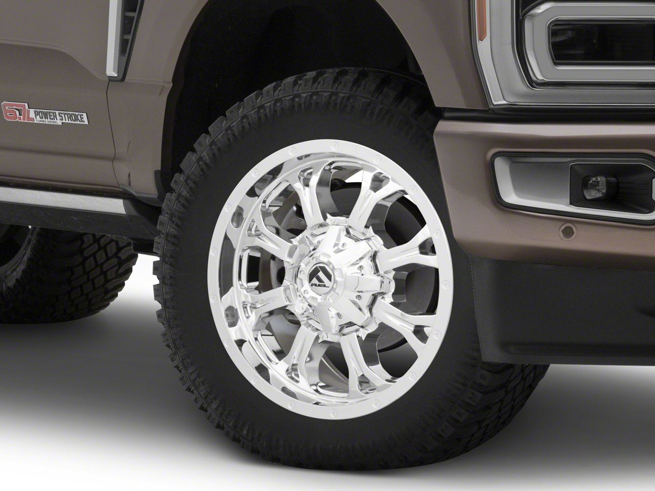 Fuel Wheels F-350 Super Duty Krank Chrome 8-Lug Wheel; 20x9; 1mm Offset ...