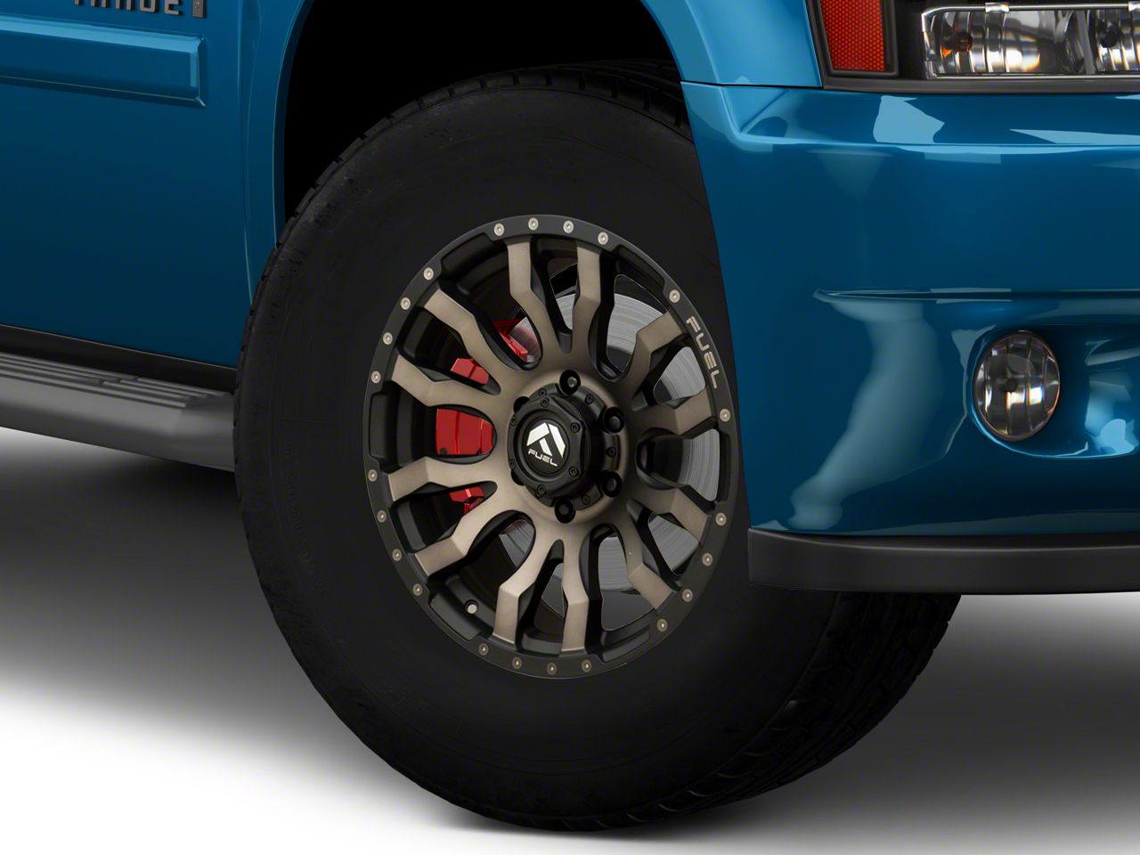 Fuel Wheels Ranger Blitz Matte Black Double Dark Tint 6-Lug Wheel; 18x9 ...