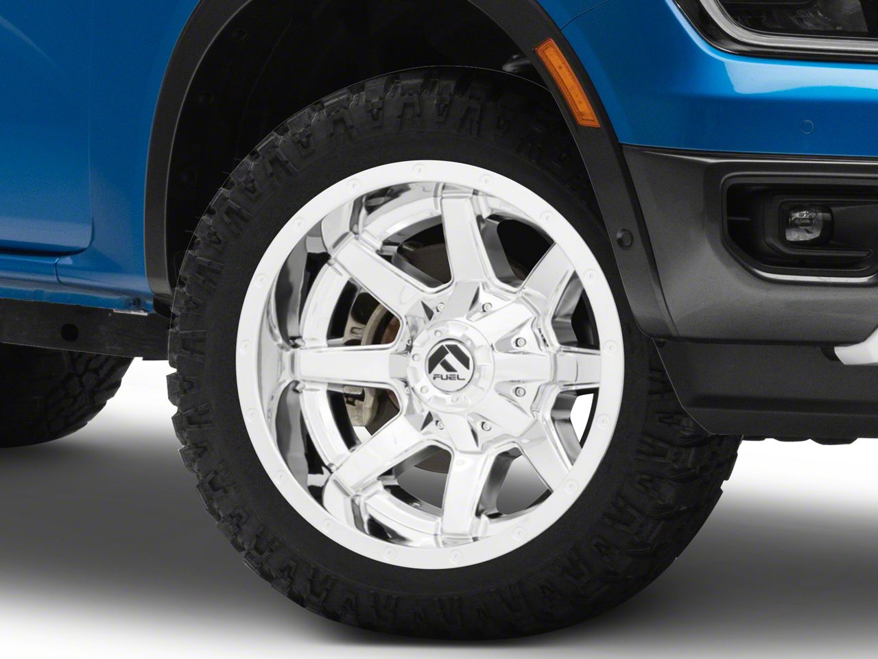 Fuel Wheels Ranger Maverick Chrome 6-Lug Wheel; 20x10; -24mm Offset ...