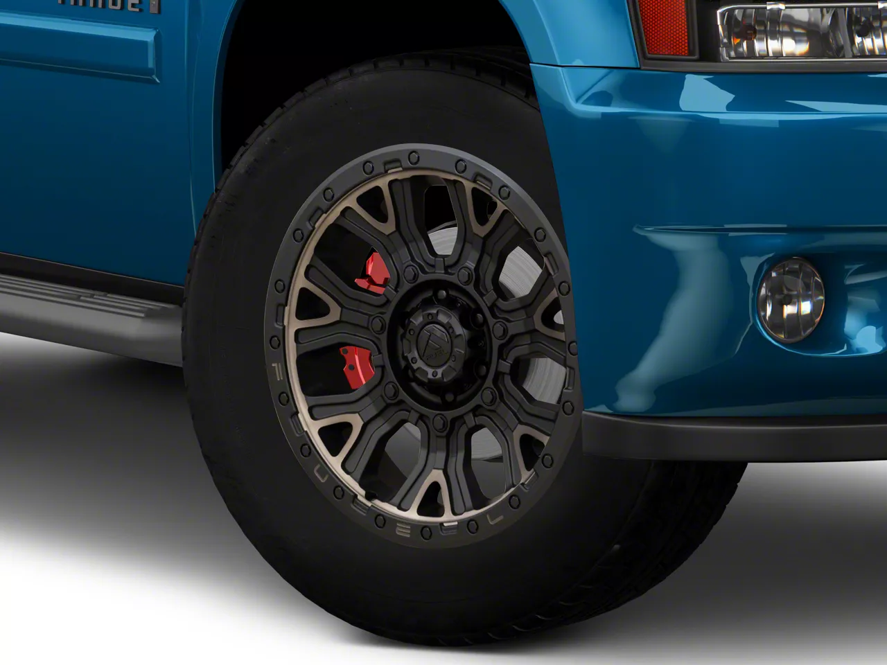 Fuel Wheels Ranger Traction Matte Black with Double Dark Tint 6-Lug ...