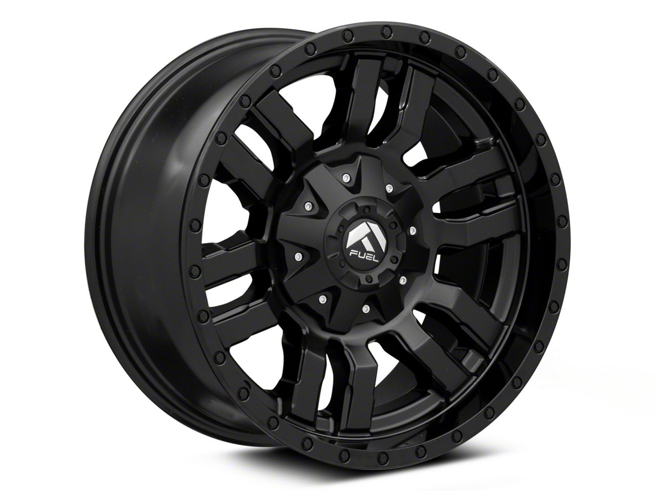 Fuel Wheels RAM 1500 Sledge Gloss and Matte Black 5-Lug Wheel; 17x9 ...