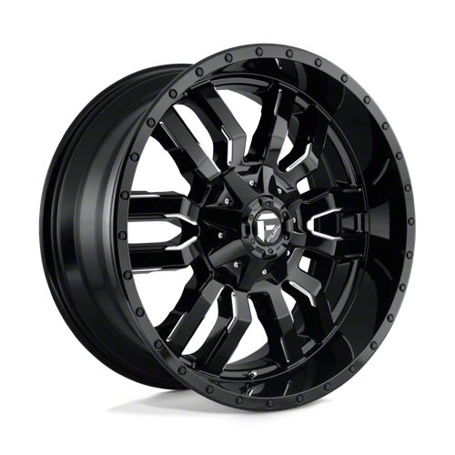 Fuel Wheels F-250 Super Duty Sledge Gloss Black Milled 8-Lug Wheel ...