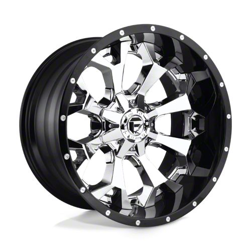 Fuel Wheels F-350 Super Duty Assault Chrome with Gloss Black Lip 8-Lug ...