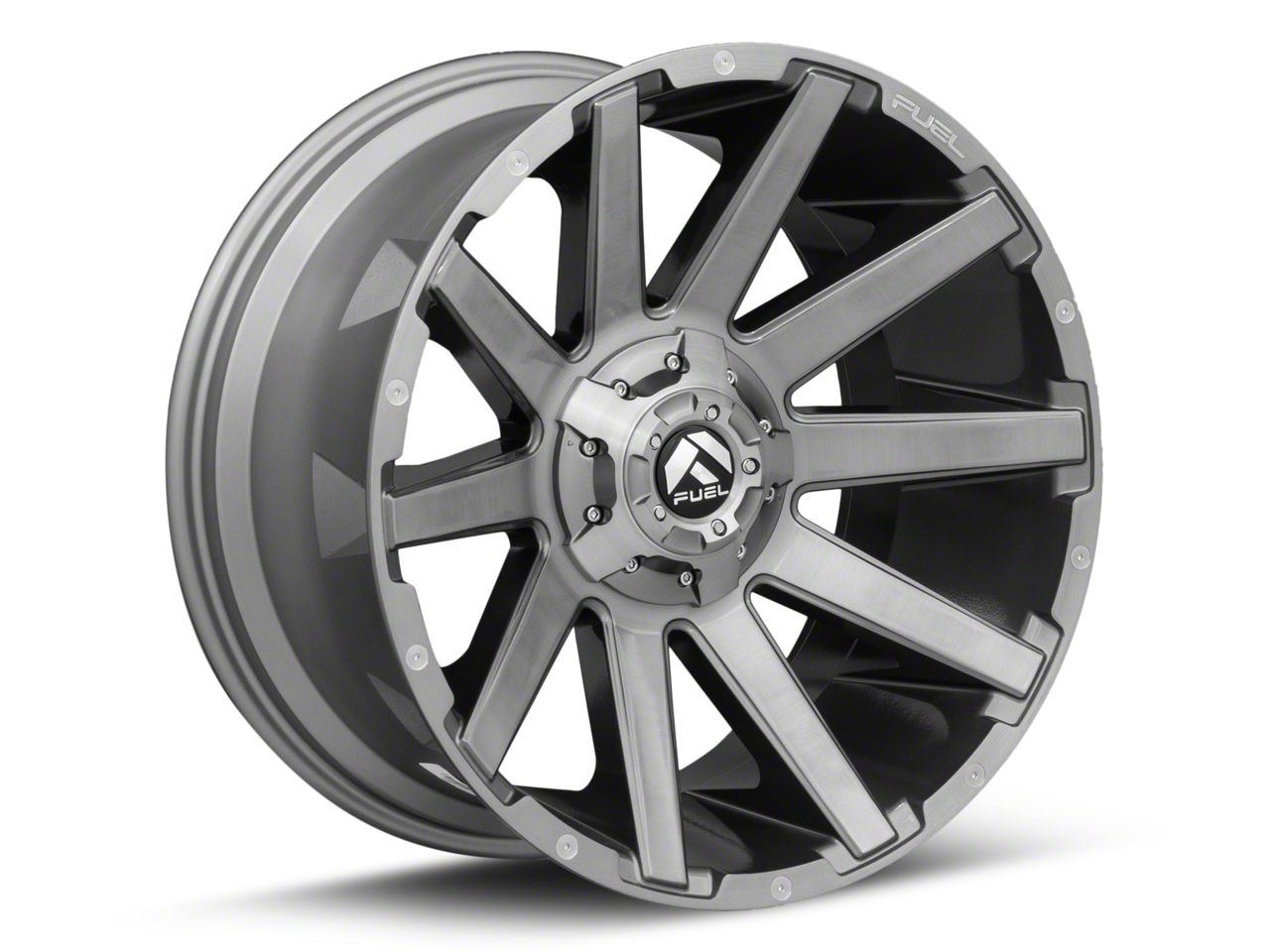 Fuel Wheels Sierra 1500 Contra Platinum Brushed Gunmetal with Tinted ...