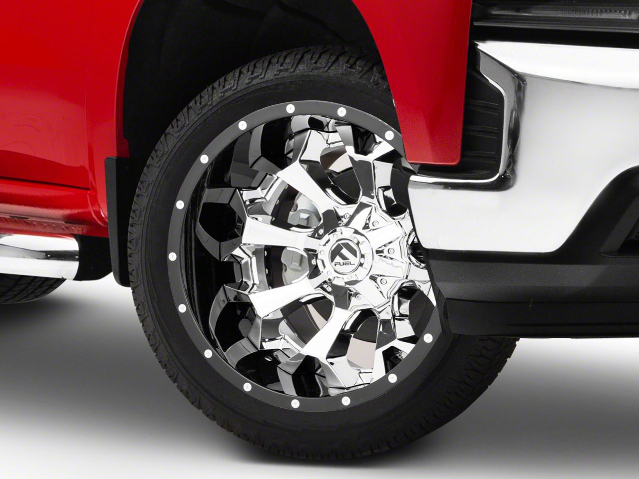 Fuel Wheels Silverado 1500 Assault Chrome 6-Lug Wheel; 22x14; -70mm ...