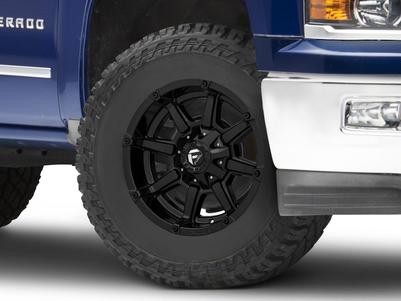 Fuel Wheels Canyon Coupler Gloss Black 6-Lug Wheel; 18x9; -12mm Offset ...