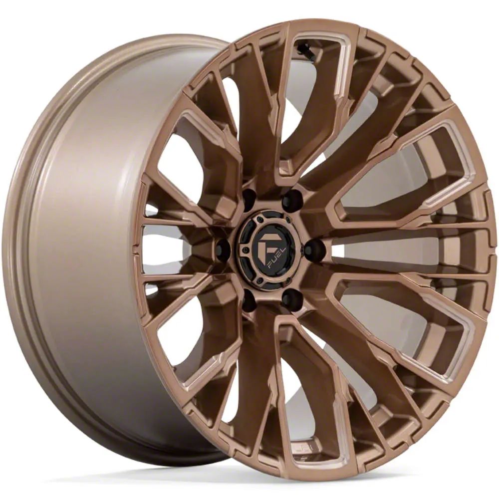 Fuel Wheels Canyon Rebar Platinum Bronze Milled 6-Lug Wheel; 20x10 ...