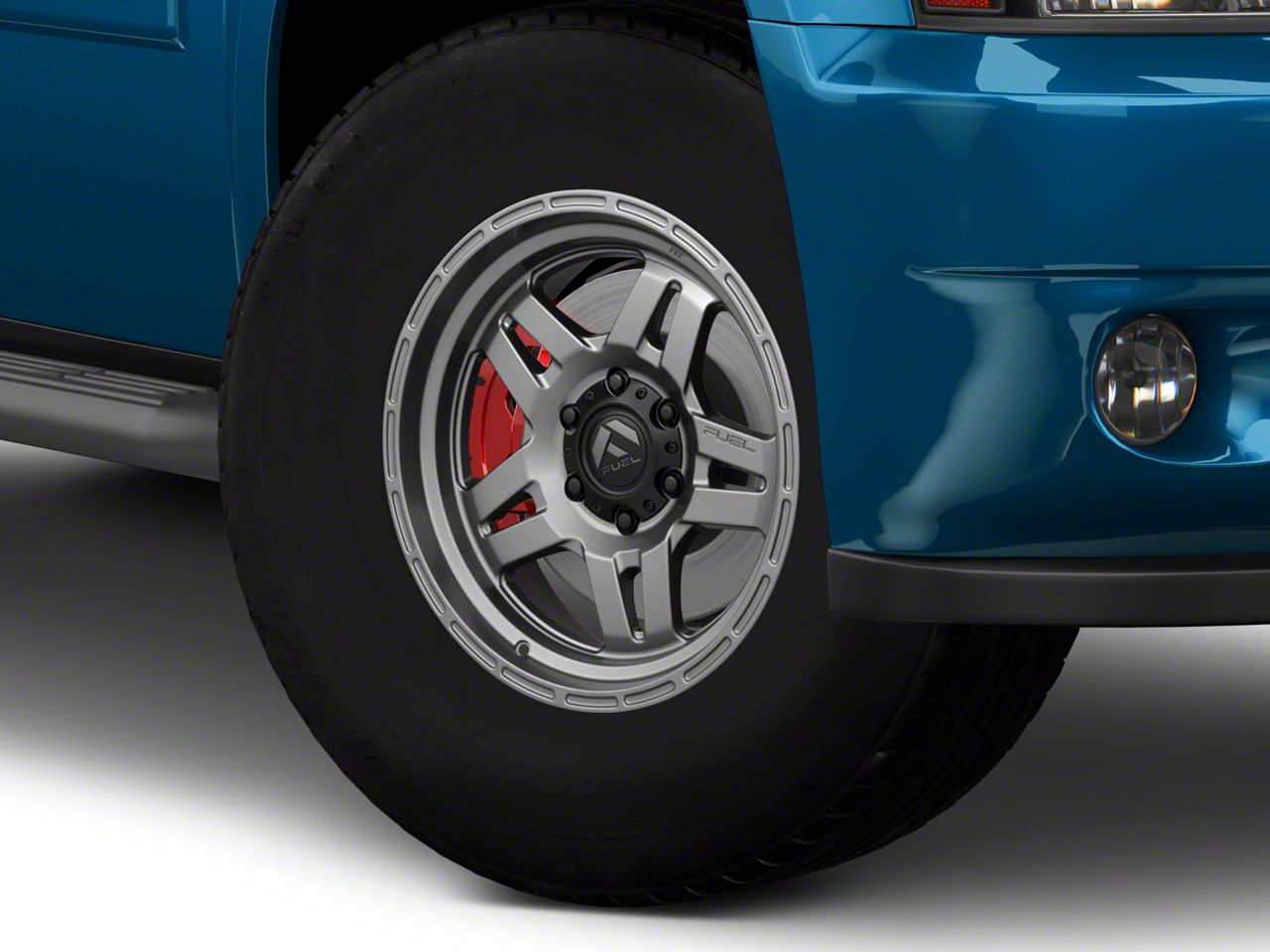 Fuel Wheels Colorado Oxide Matte Gunmetal 6-Lug Wheel; 17x8.5; 1mm ...