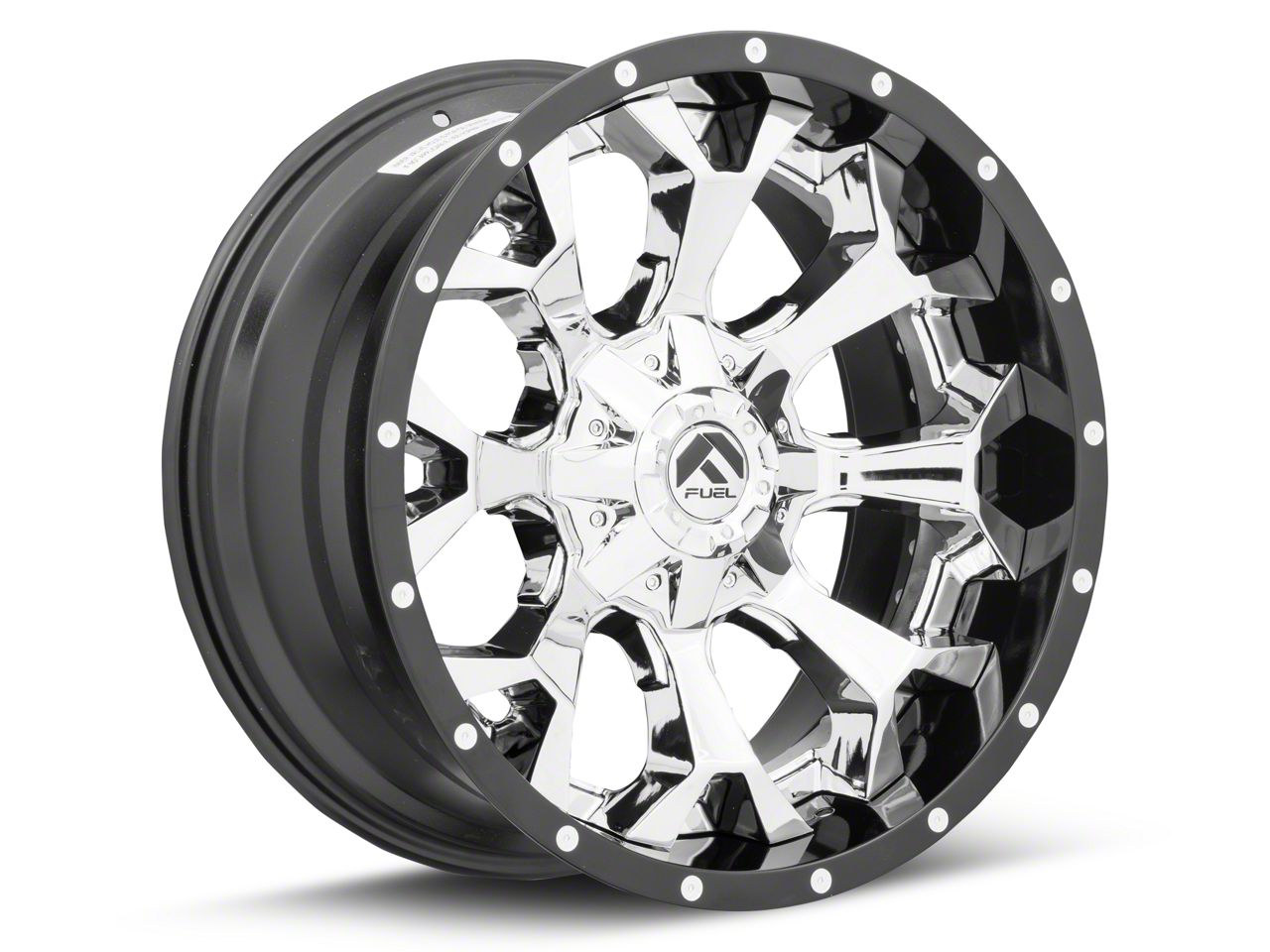 Fuel Wheels F-150 Assault Chrome 6-Lug Wheel; 20x10; -18mm Offset ...