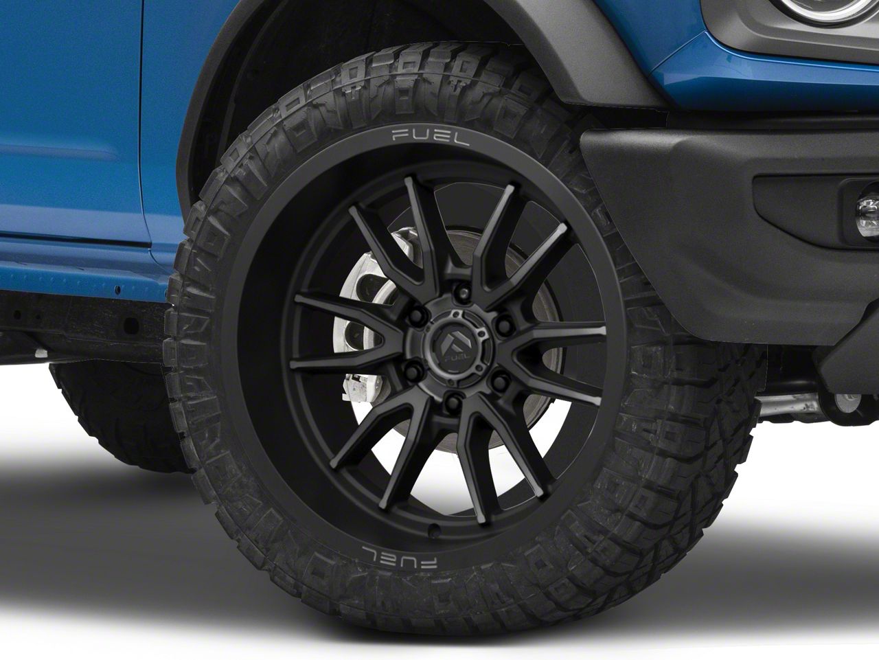 Fuel Wheels F-150 Clash Matte Black Double Dark Tint 6-Lug Wheel; 22x12 ...