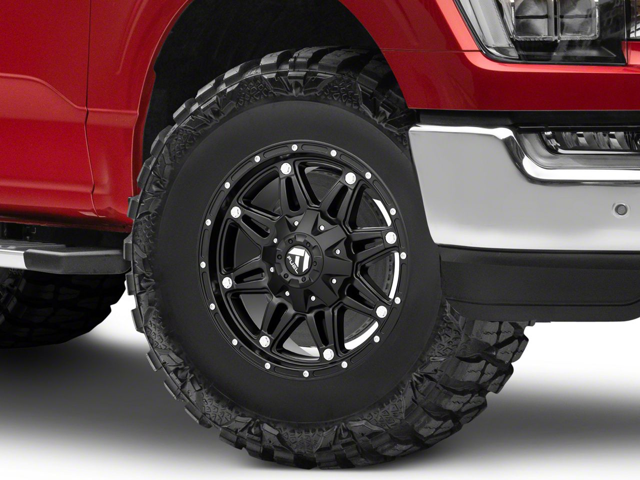 Fuel Wheels F-150 Hostage Matte Black 6-Lug Wheel; 17x9; 1mm Offset ...