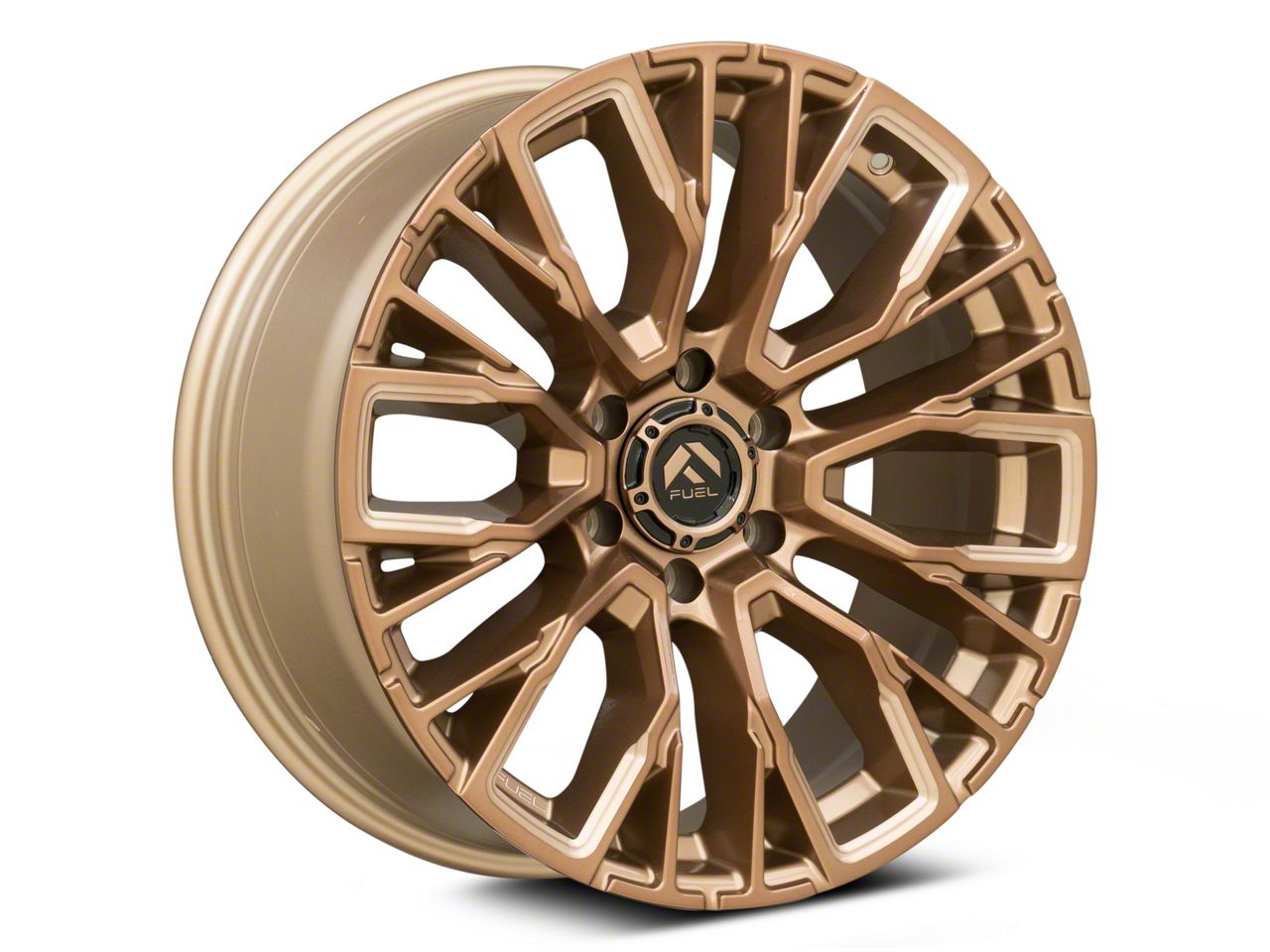 Fuel Wheels F-150 Rebar Platinum Bronze Milled 6-Lug Wheel; 20x9; 20mm ...