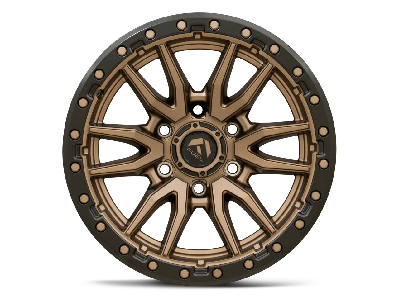 Fuel Wheels F-150 Rebel Matte Bronze with Black Bead Ring 6-Lug Wheel ...