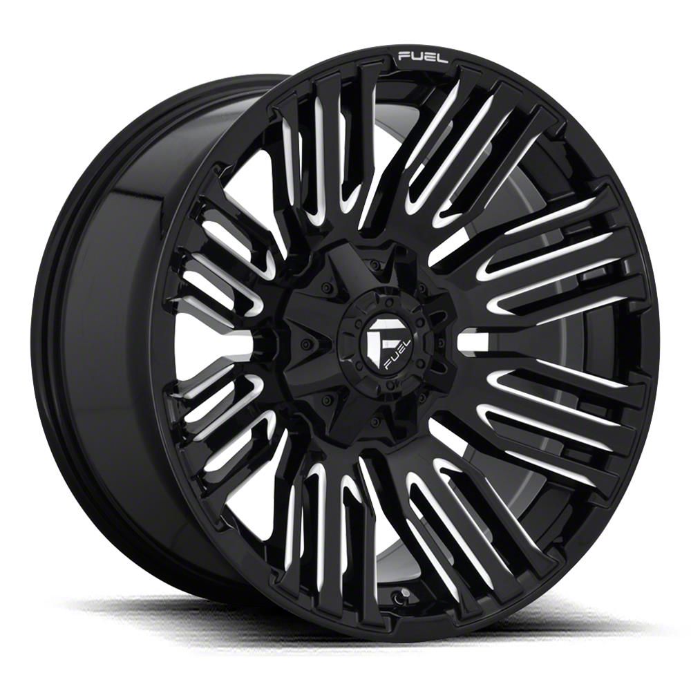 Fuel Wheels F-150 Schism Gloss Black Milled 6-Lug Wheel; 20x10; -18mm ...