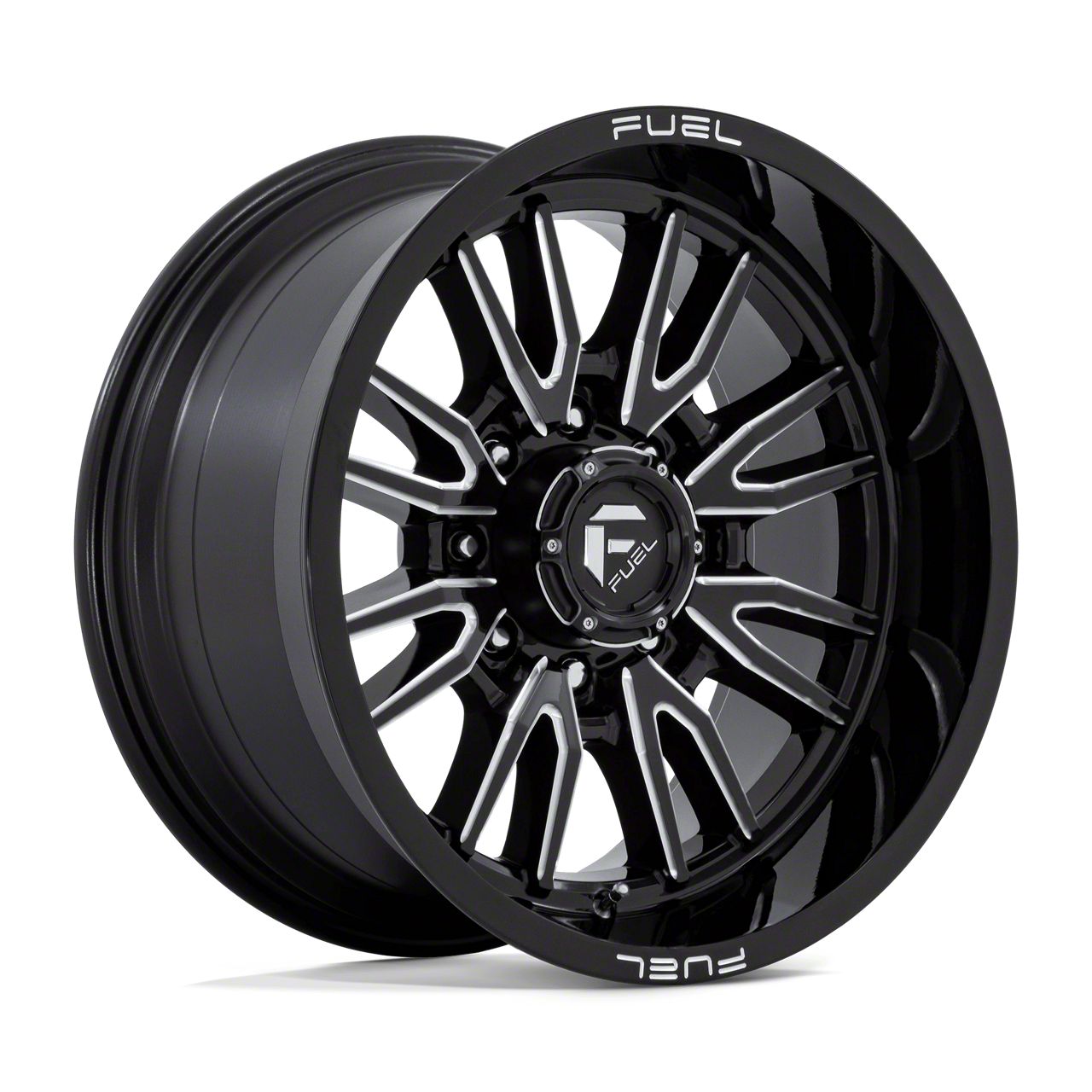 Fuel Wheels F-250 Super Duty Clash Gloss Black Milled 8-Lug Wheel ...