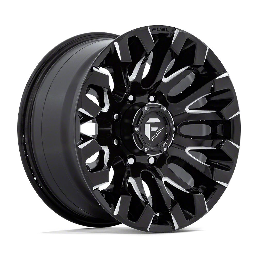 Fuel Wheels F-350 Super Duty Quake Gloss Black Milled 8-Lug Wheel; 18x9 ...