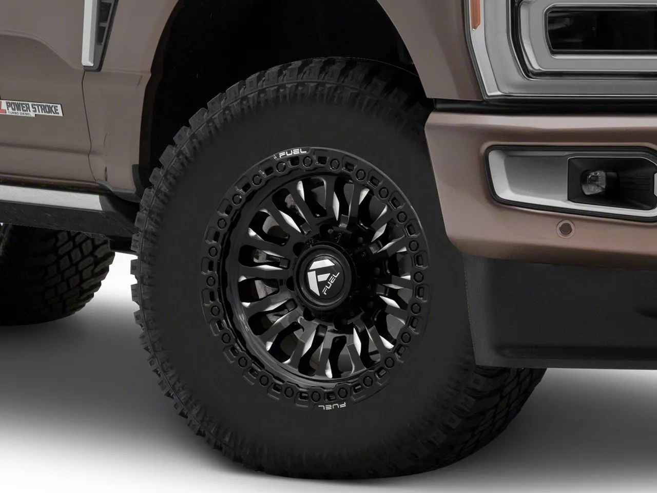 Fuel Wheels F-350 Super Duty Rincon Gloss Black Milled 8-Lug Wheel ...