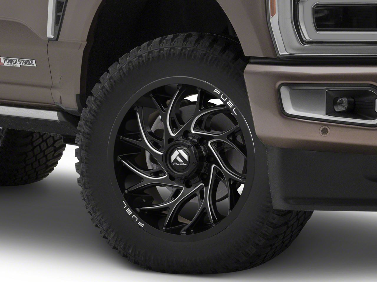 Fuel Wheels F-350 Super Duty Runner Gloss Black Milled 8-Lug Wheel ...