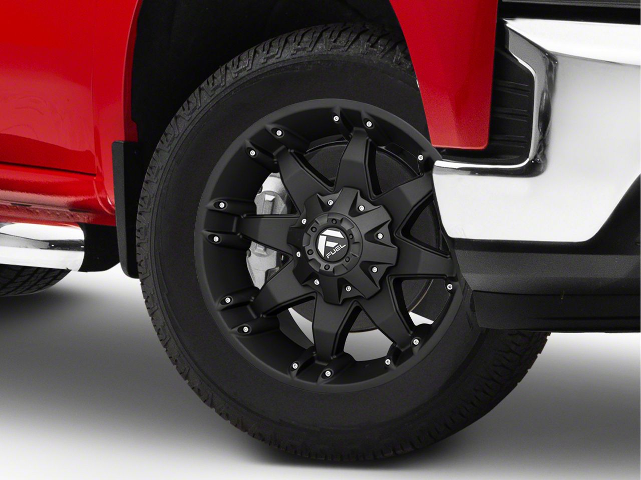 Fuel Wheels Silverado 1500 Octane Matte Black 6-Lug Wheel; 20x12; -44mm ...