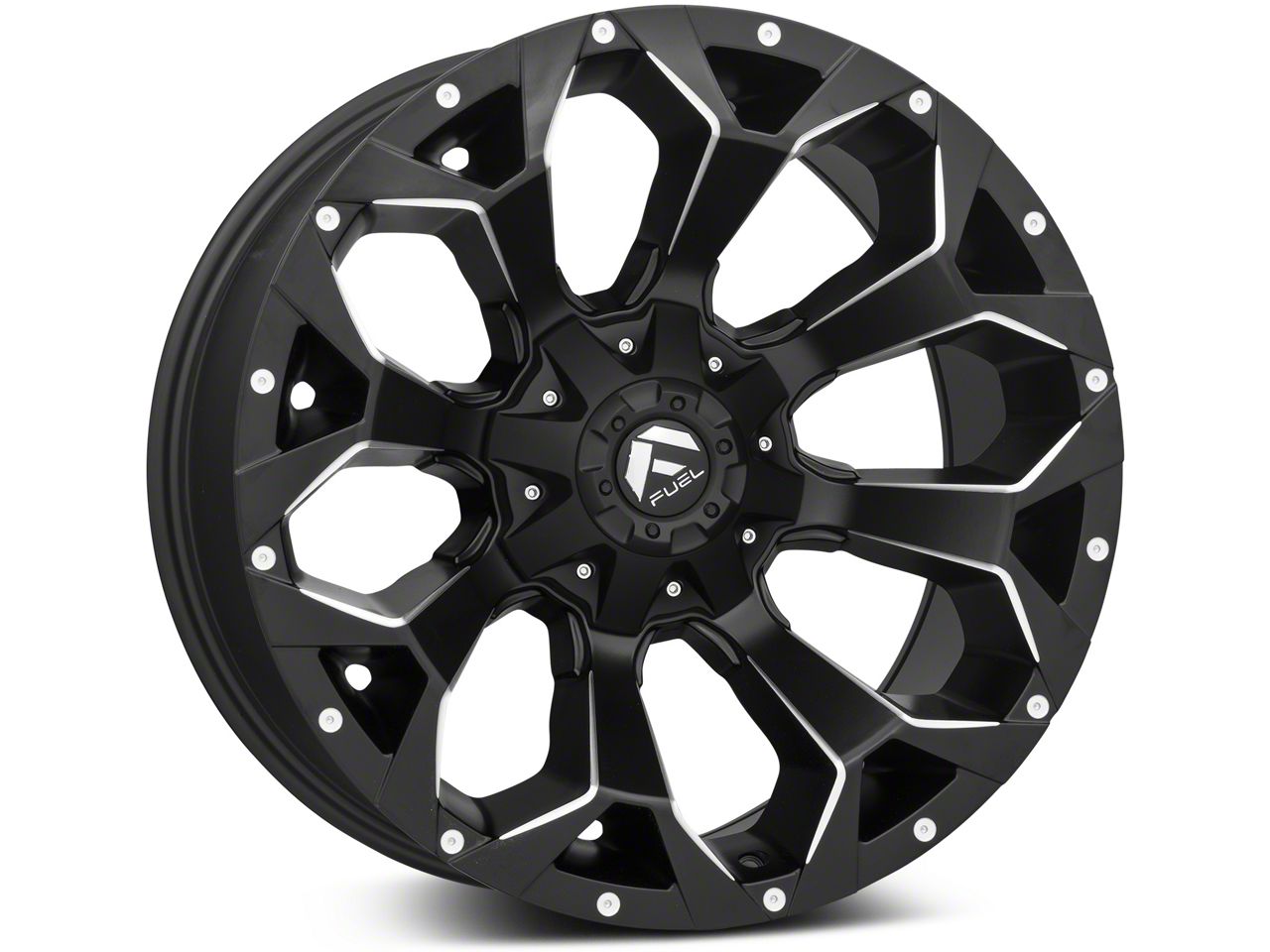 Fuel Wheels RAM 1500 Assault Satin Black Milled 6-Lug Wheel; 20x10 ...
