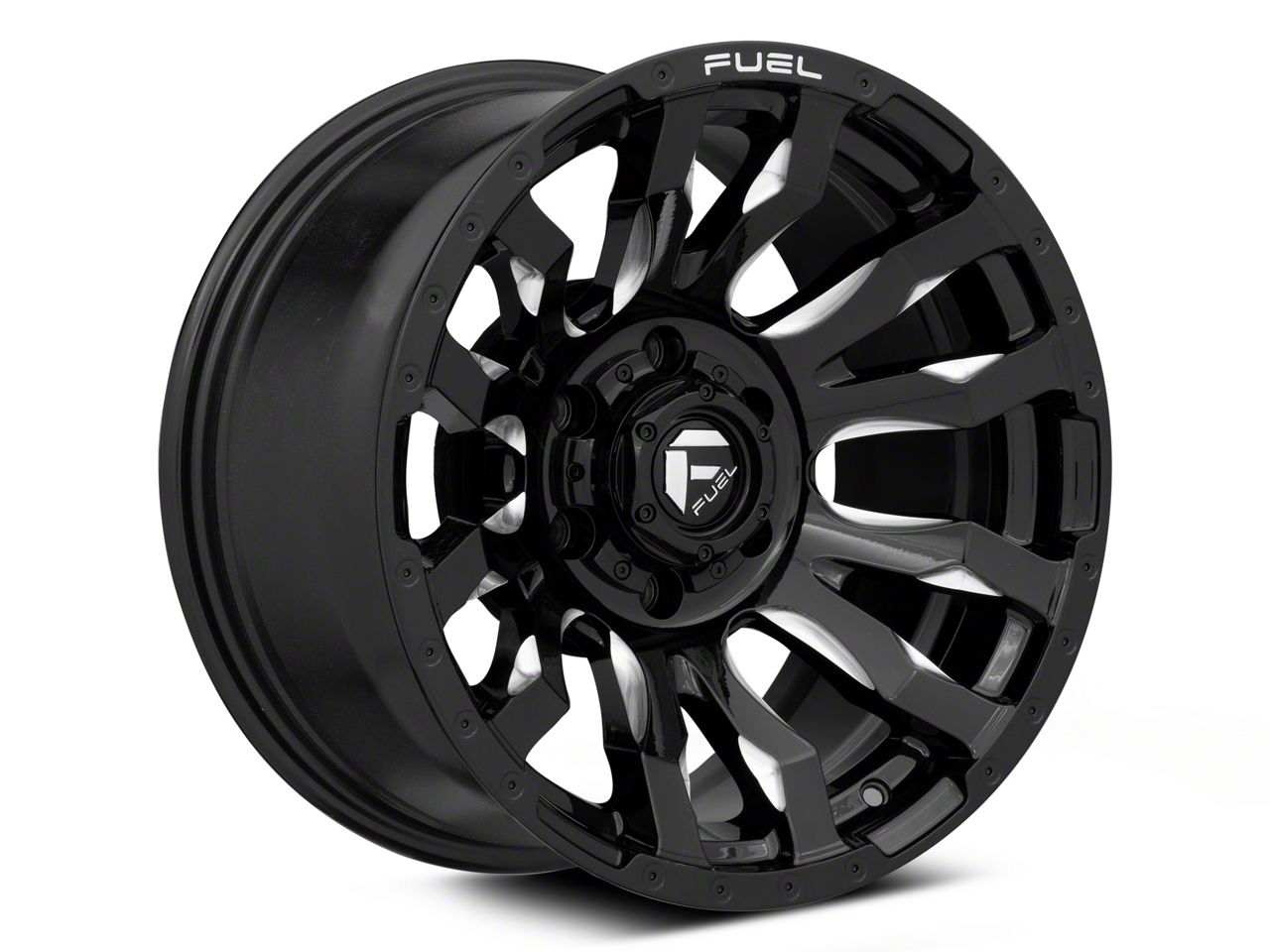 Fuel Wheels RAM 1500 Blitz Gloss Black Milled 6-Lug Wheel; 18x9; -12mm ...