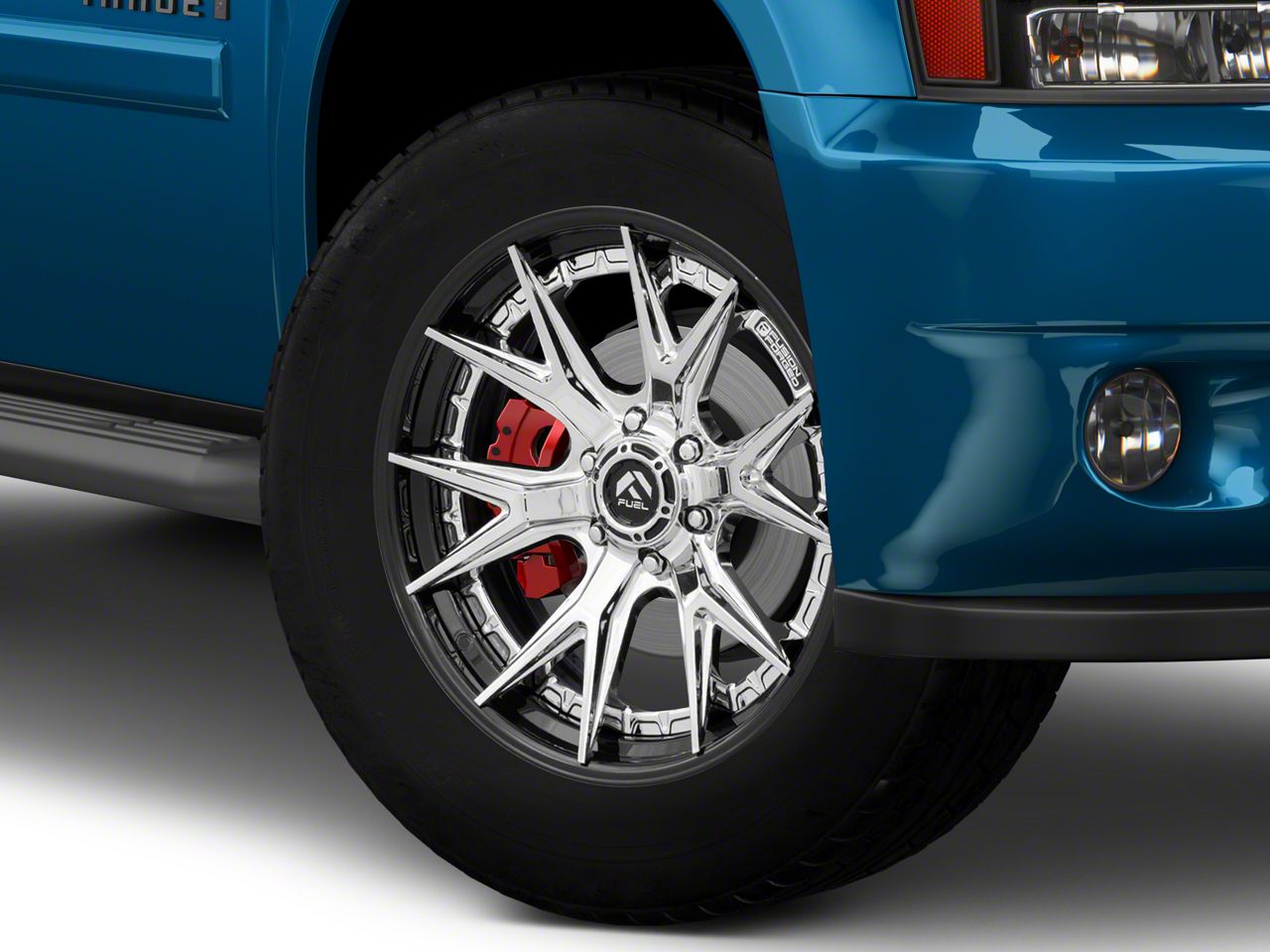 Fuel Wheels RAM 1500 Fusion Forged Catalyst Chrome with Gloss Black Lip ...