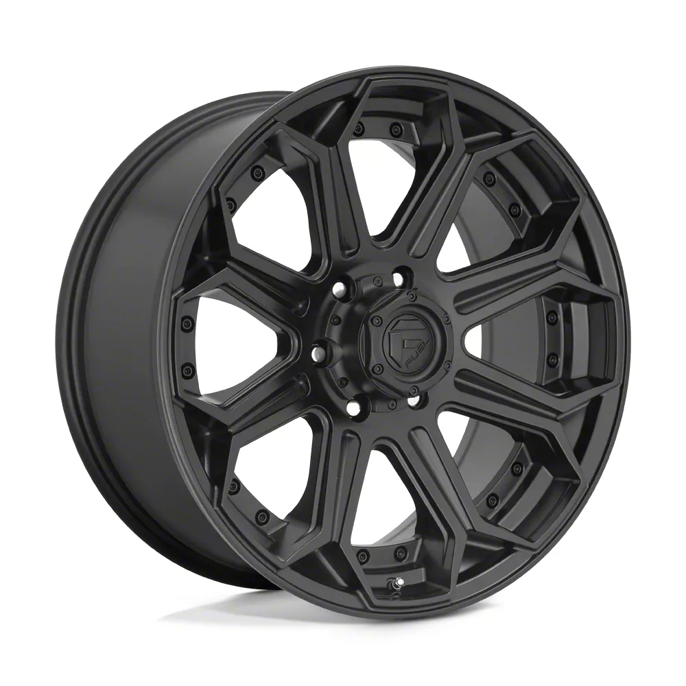 Fuel Wheels RAM 2500 Siege Matte Black 8-Lug Wheel; 24x12; -44mm Offset ...