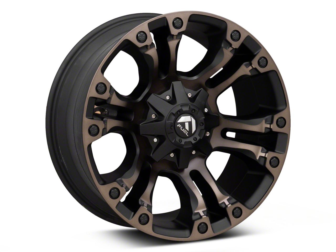 Fuel Wheels RAM 2500 Vapor Matte Black Double Dark Tint 8-Lug Wheel ...