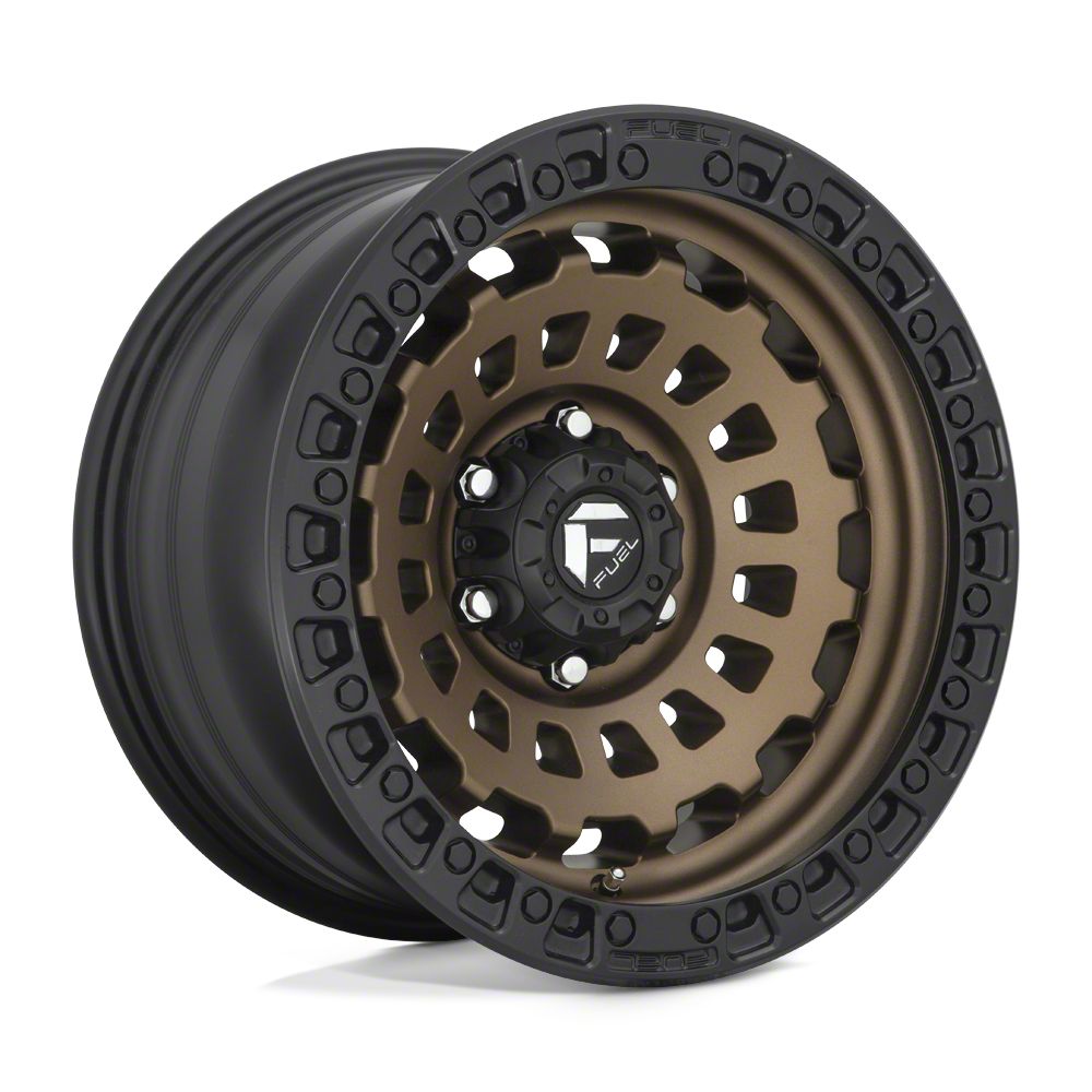 Fuel Wheels RAM 2500 Zephyr Matte Bronze with Black Bead Ring 8-Lug ...