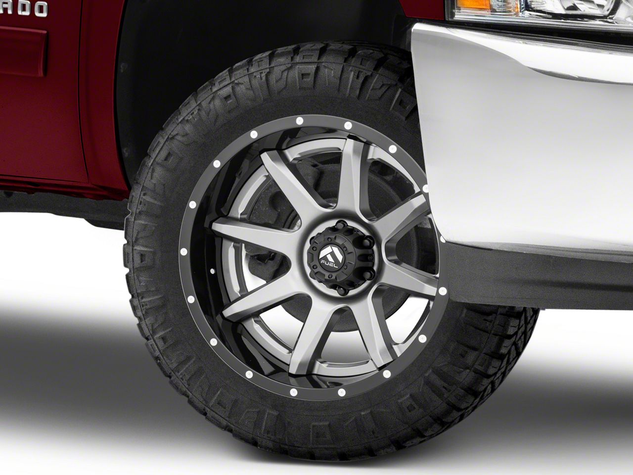 Fuel Wheels Silverado Rampage Gun Metal 6-Lug Wheel - 20x10; -19mm ...