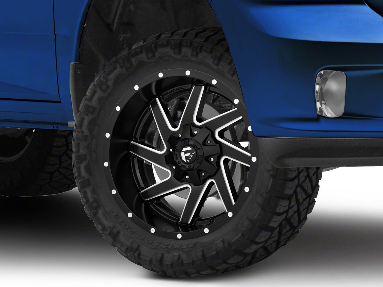 Fuel Wheels RAM Renegade Matte Black Milled 5-Lug Wheel - 20x10; -18mm ...