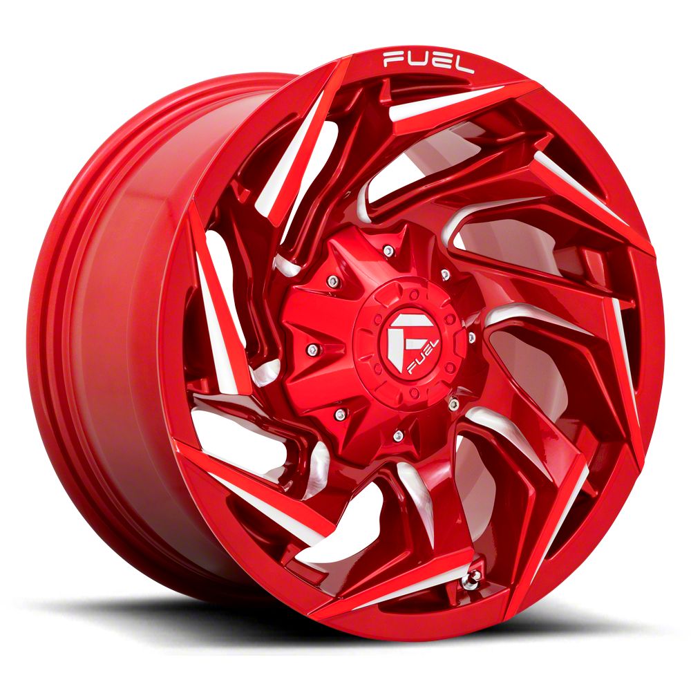 Fuel Wheels Sierra 1500 Reaction Candy Red Milled 6-Lug Wheel; 24x12 ...