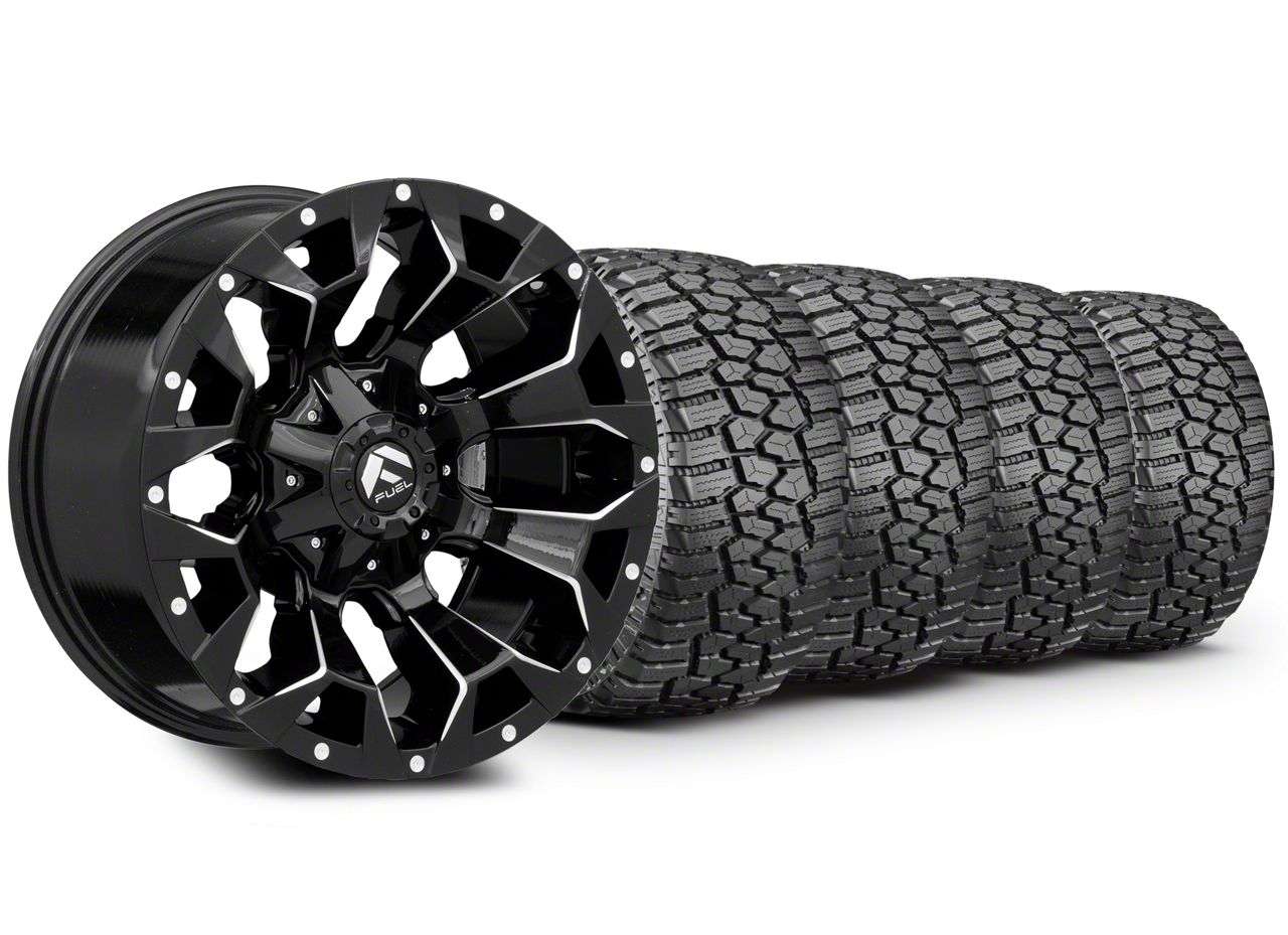 Silverado 1500 18x9 Fuel Wheels Assault & 33in Cooper All-Season ...