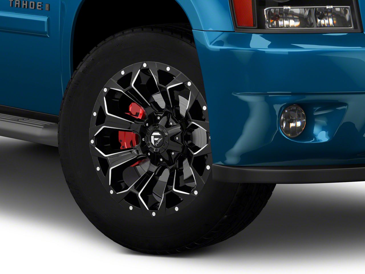 Fuel Wheels Silverado 1500 Assault Gloss Black Milled 6-Lug Wheel ...