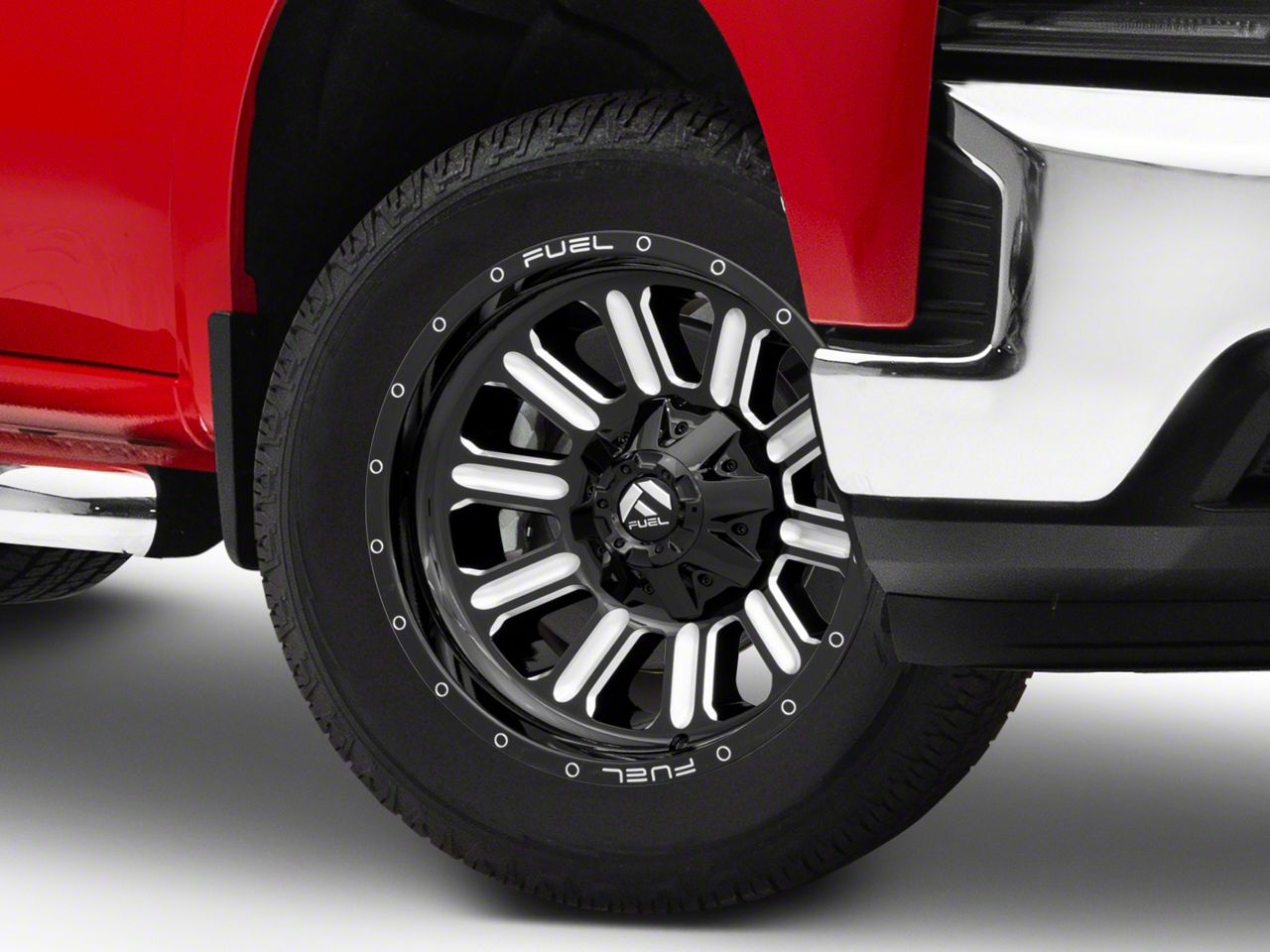 Fuel Wheels Silverado 1500 Hardline Gloss Black Milled 6-Lug Wheel ...
