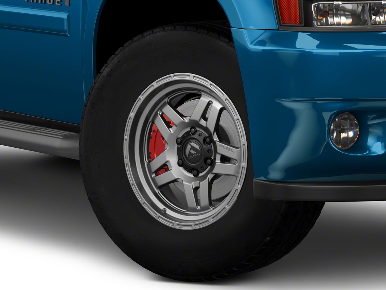 Fuel Wheels Silverado 1500 Oxide Matte Gunmetal 6-Lug Wheel; 18x9 ...