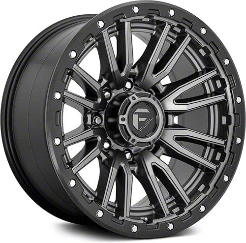 Fuel Wheels Silverado 1500 Rebel Textured Anthracite 6-Lug Wheel; 18x9 ...