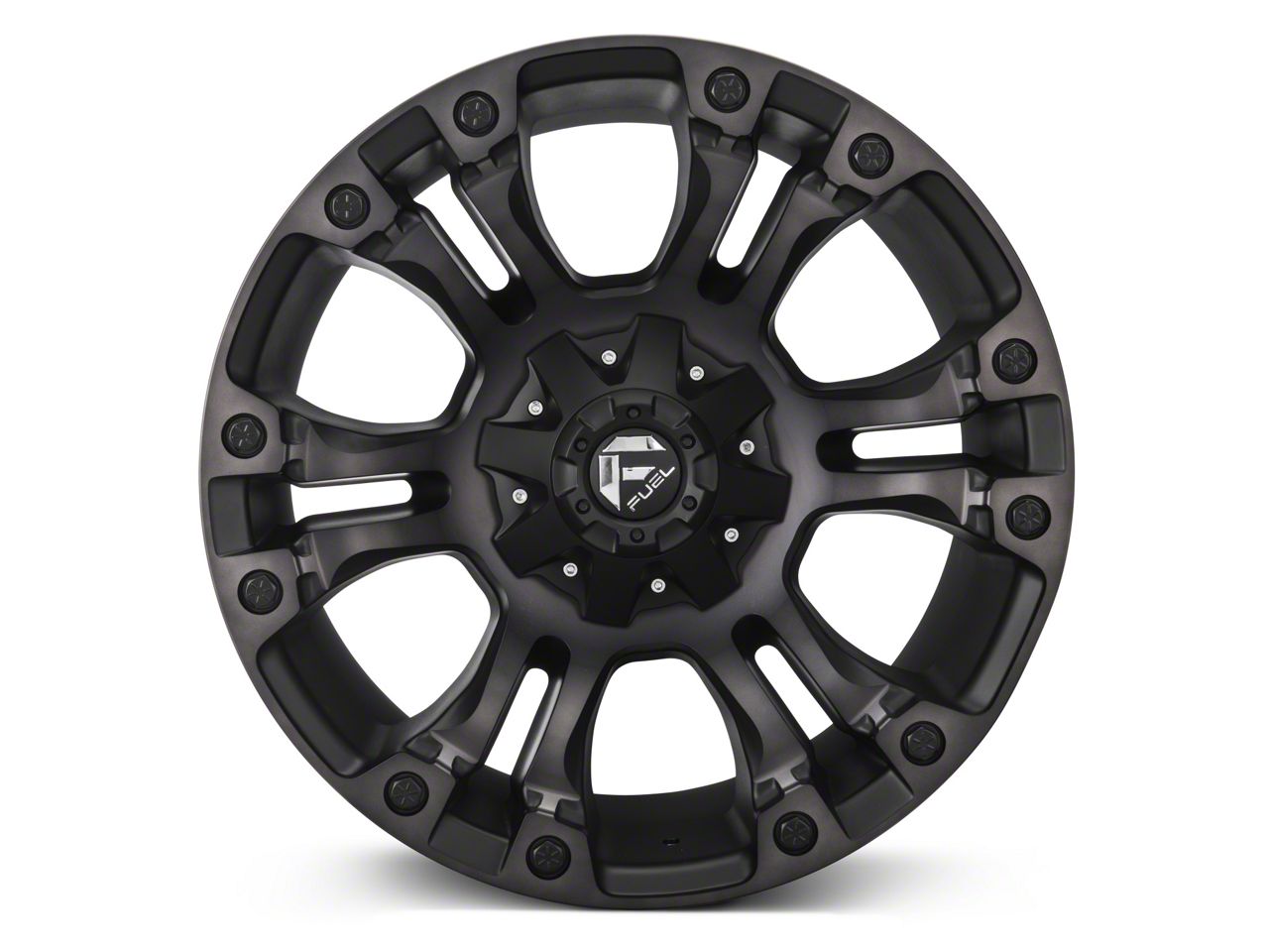 Fuel Wheels Silverado 1500 Vapor Matte Black Double Dark Tint 6-Lug ...
